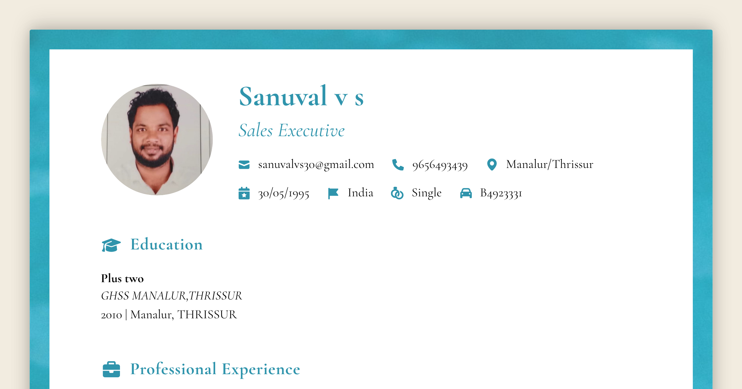 Sanuval v s – Online Resume